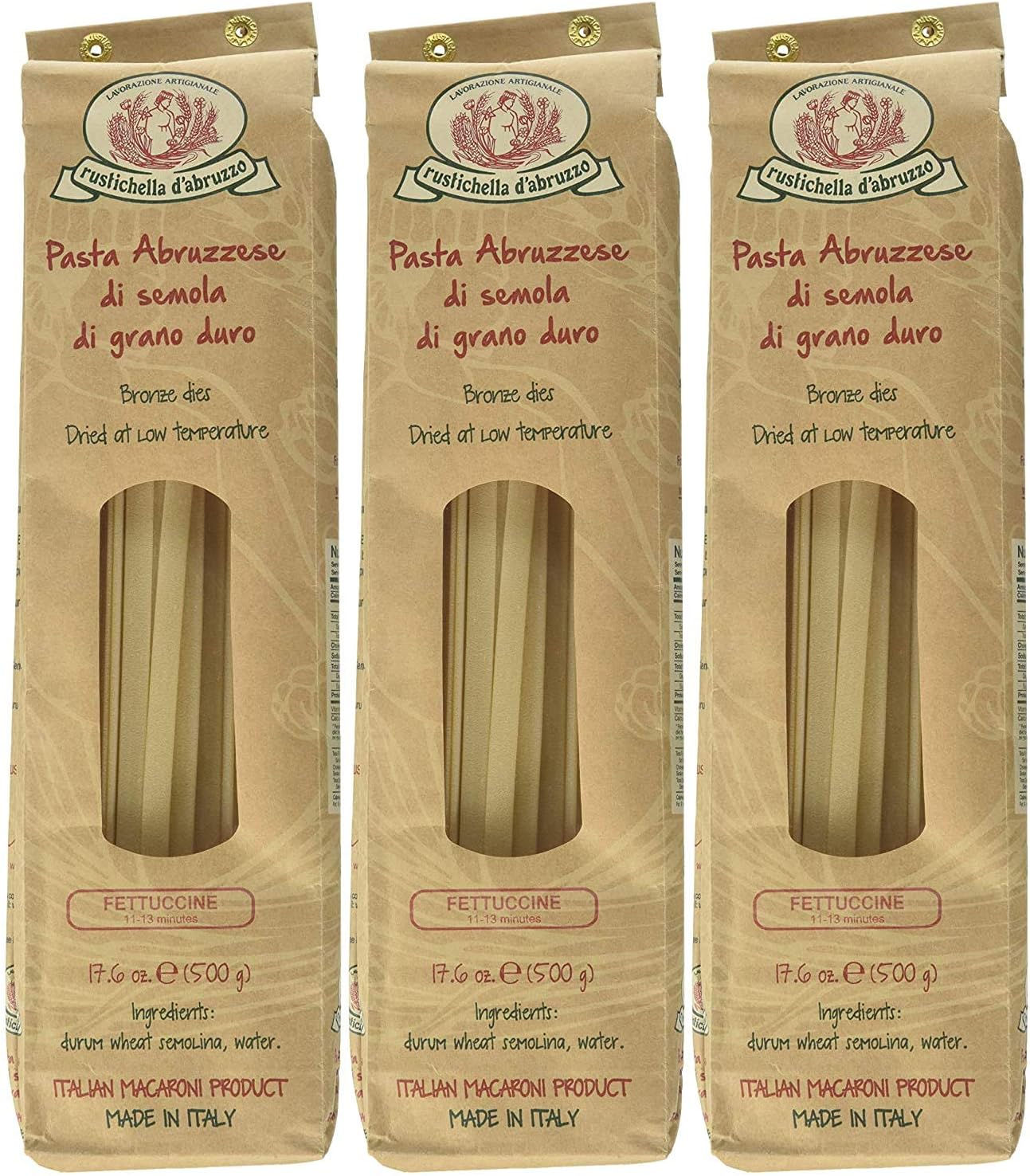 Amazon.com : Rustichella D'Abruzzo, Spaghetti, 500g 3-Pack : Grocery ...