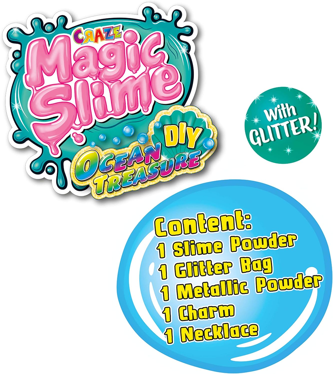CRAZE Magic Slime DIY Ocean Treasure 3er Set Schleim Zum Selbermachen ...
