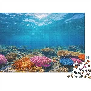 Amazon.com: Ocean Life 1000 Piece Difficult Hard Jigsaw Puzzles for ...