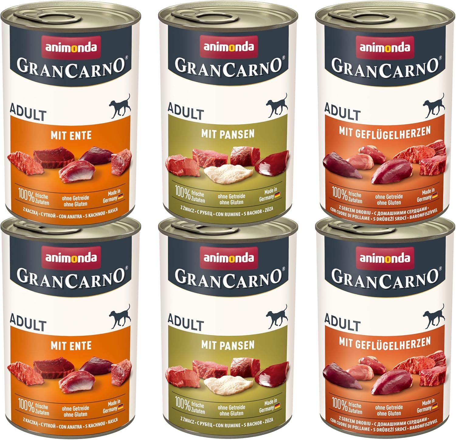 animonda Gran Carno adult Hundefutter, Nassfutter für erwachsene Hunde ...