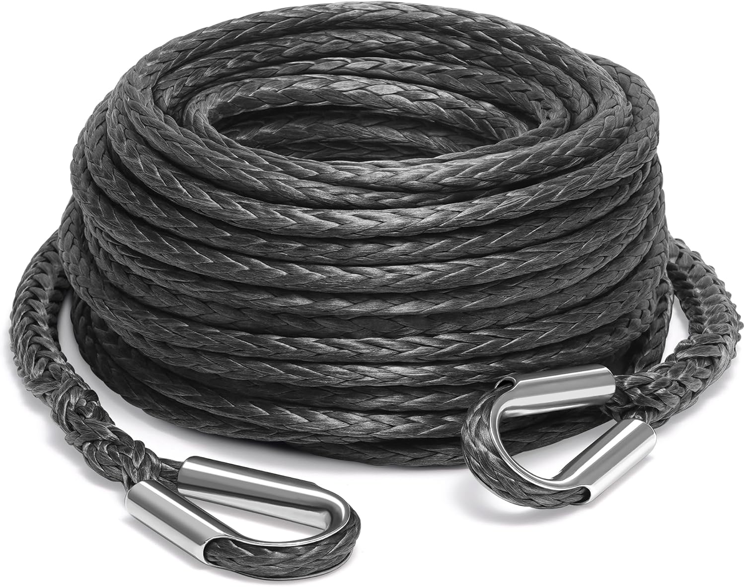 Amazon.com: Kolvoii Winch Rope Extension 1/4 Inch x 50 Ft 10,000 Lbs ...