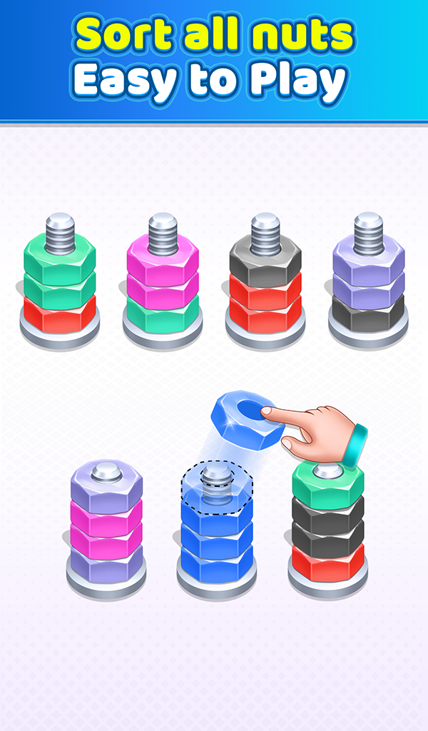 Nuts And Bolts Sorting 3d Game:Amazon.com:Appstore for Android