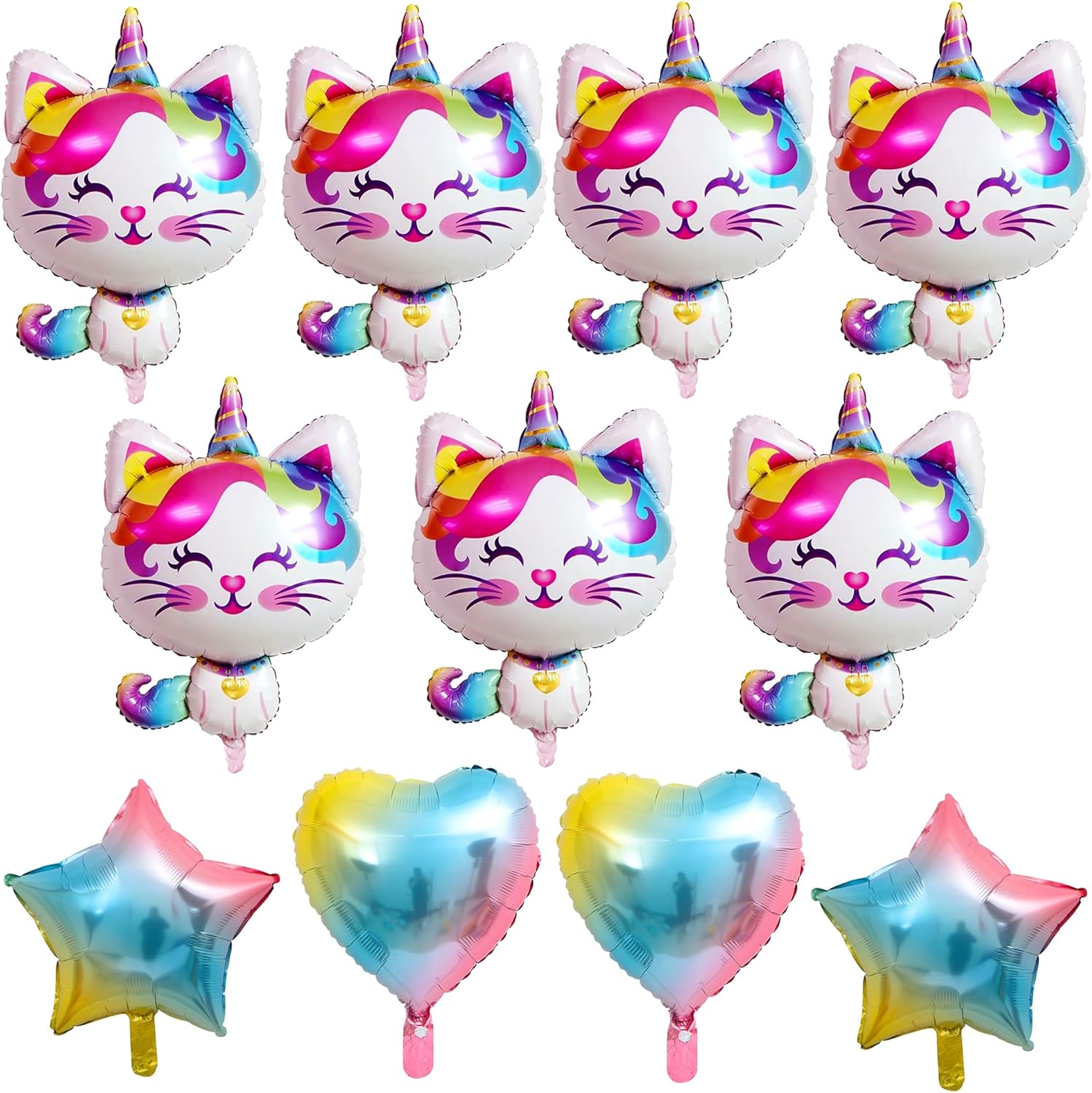 Amazon.com: KatchOn, Big Cute Caticorn Party Supplies - 36 Inch, Pack ...
