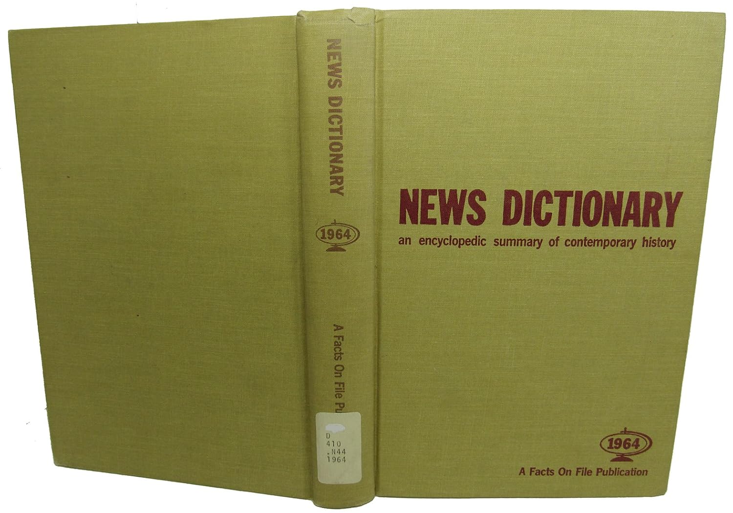 Amazon.co.jp: 1964 News Dictionary, an Encyclopedic Summary of ...