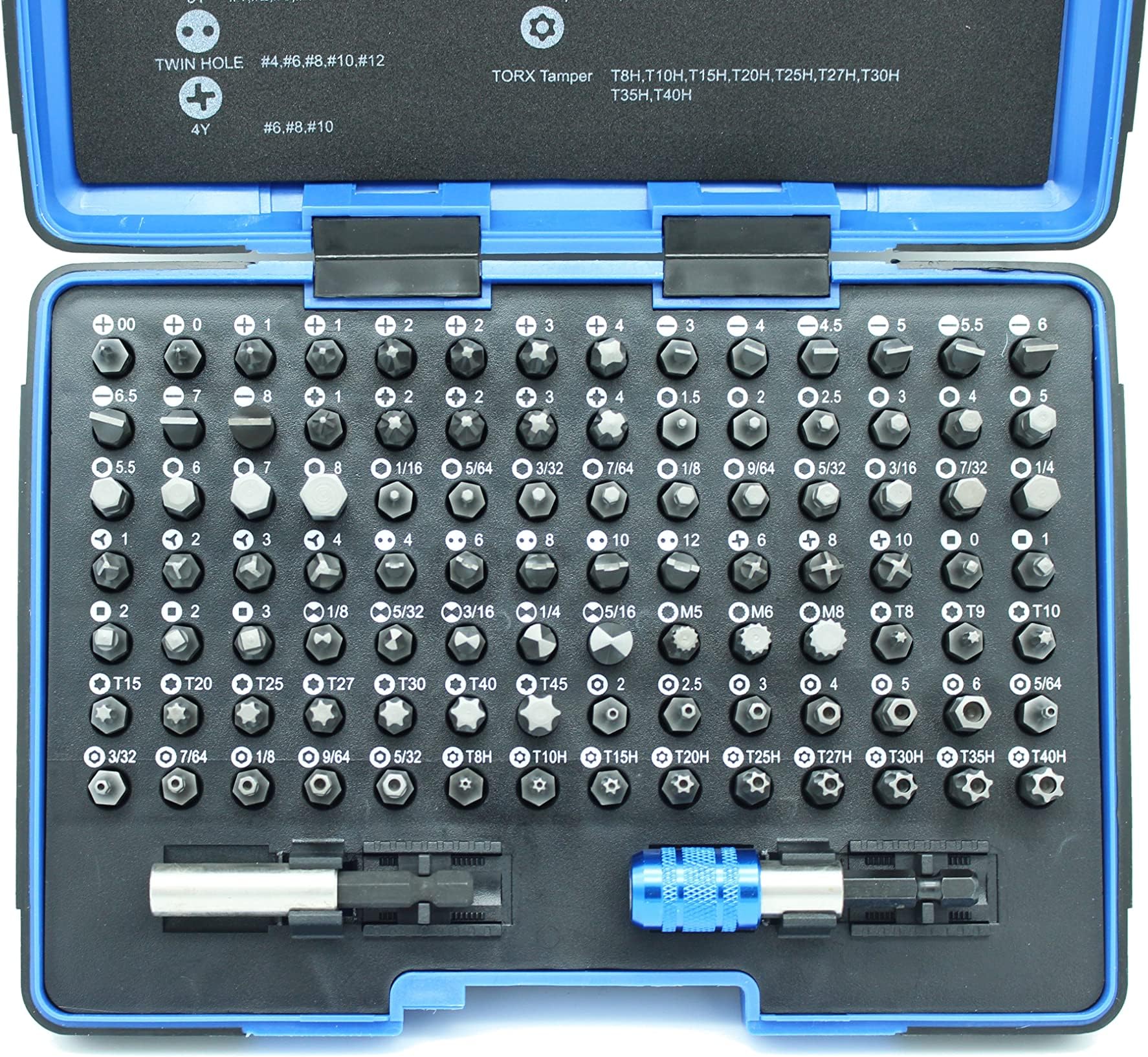 TEMO 100 Piece Impact Ready Security Bits Screwdriver Set Kit with 2 ...