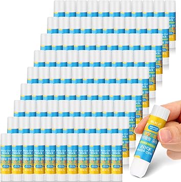 Amazon.com: Zubebe 200 Pcs White Glue Stick Bulk Back to School Gifts ...