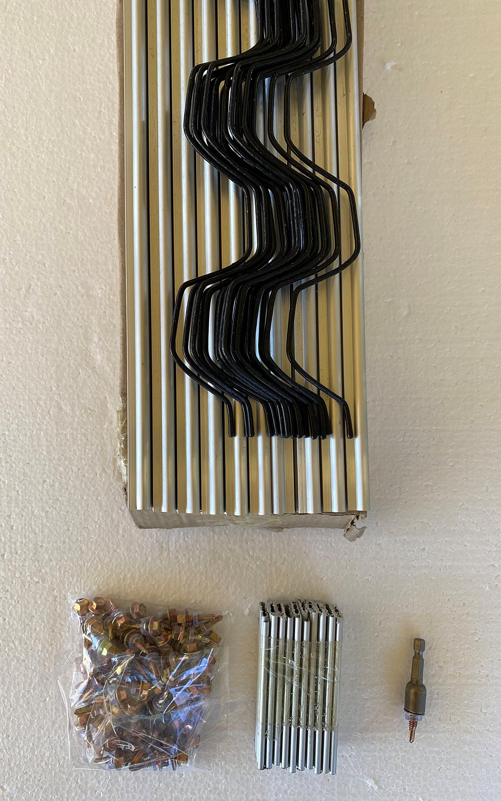 Amazon.com : Greenhouse Aluminum Wiggle Spring Wire Channel and Wiggle ...