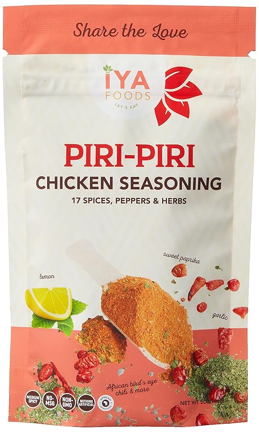 Amazon.com : Iya Foods Piri-Piri Seasoning 5oz. Made with Herbs ...