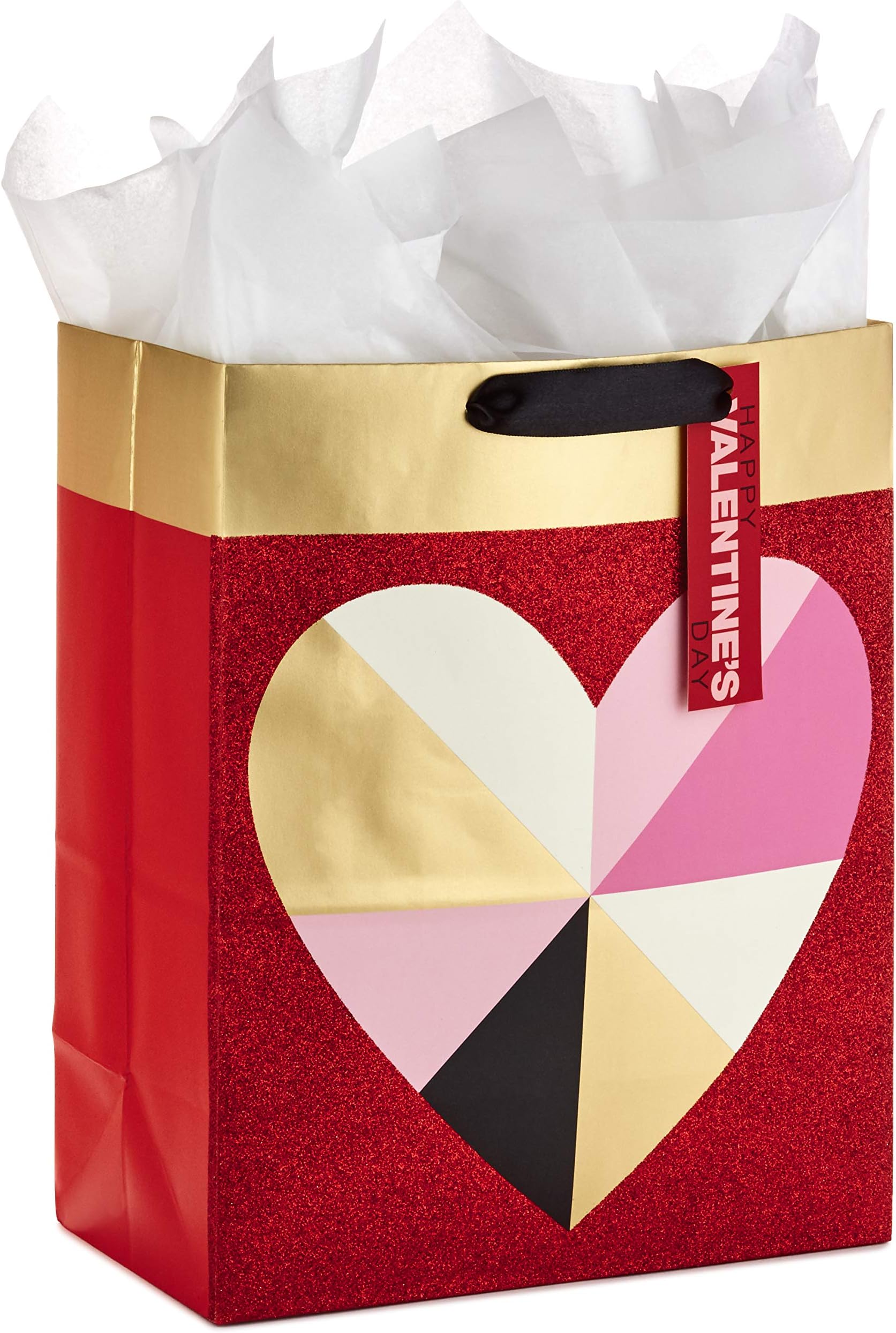 Amazon.com: Hallmark 13" Large Valentine's Day Gift Bag with Tissue ...