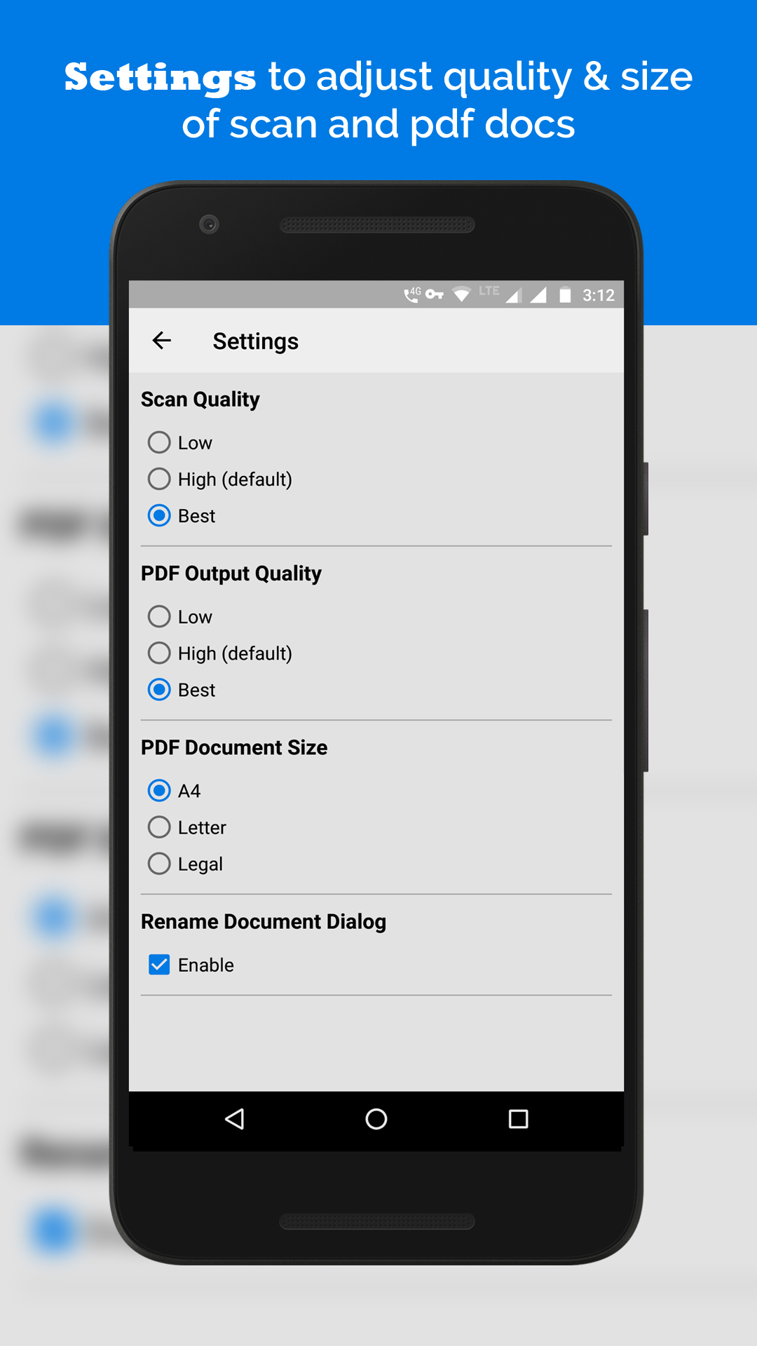 Rapid Scanner - Photo Scan, PDF Scanner - Application sur Amazon Appstore