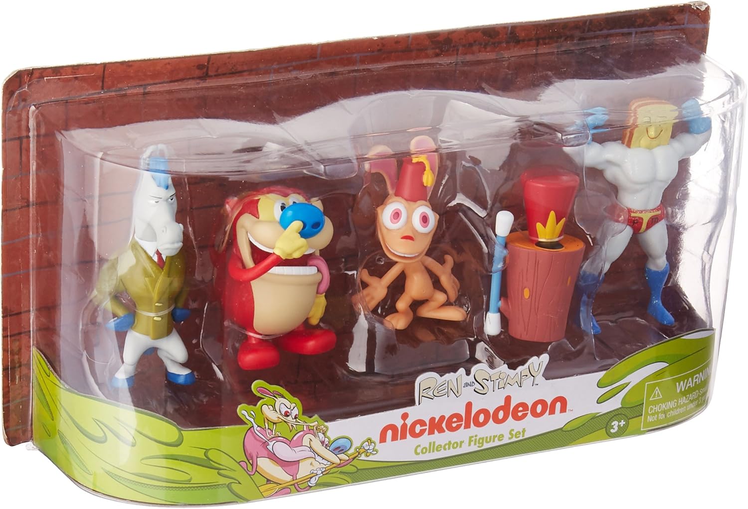 Amazon.com: Nick 90's Just Play Ren & Stimpy Toy Figures : Toys & Games