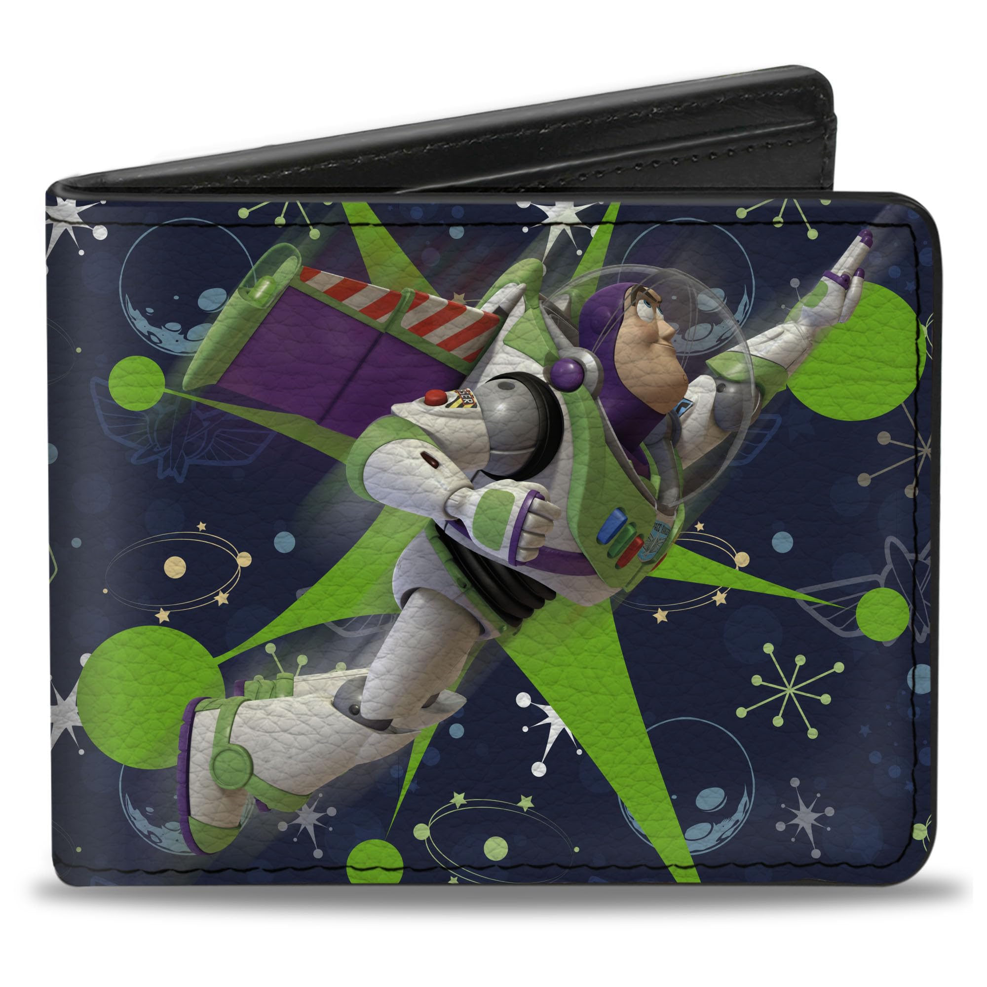 Amazon.com: Buckle-Down Men's Disney Wallet, Bifold, Toy Story Buzz ...