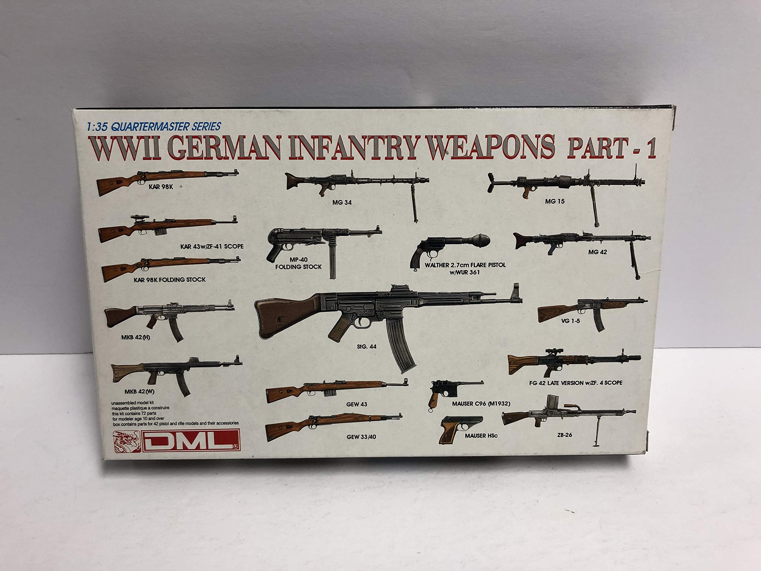 Buy WWII GERMAN INFANTRY WEAPONS PART 1 Quartermaster Series 1:35 scale ...