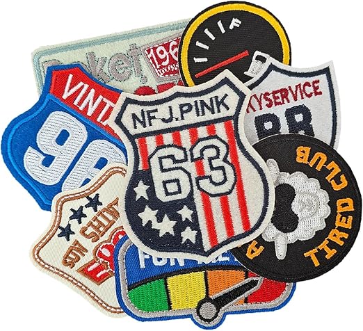 Amazon.com: Lmuwecno Road Club Patches, Decorative Repair Patch ...