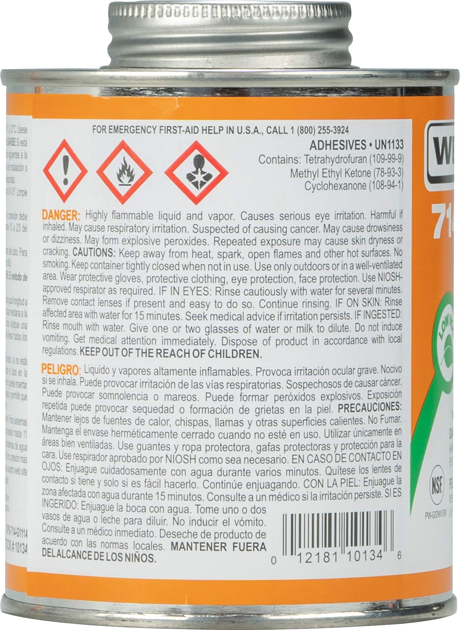 Snapklik.com : Weld-On 10134 714 CPVC Heavy-Bodied High Strength ...