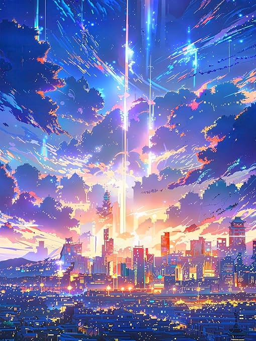 Amazon.com: mrpwnle Sky Diamond Painting Kits for Adults-Sky Diamond ...
