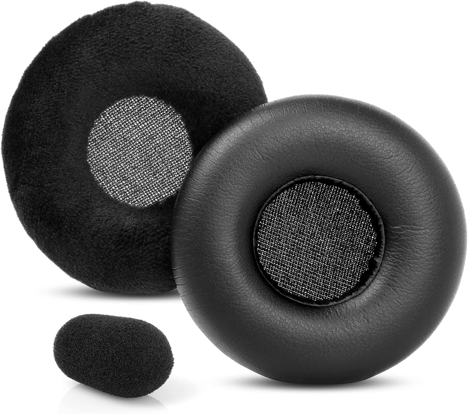Amazon.com: Geekria QuickFit Leatherette Replacement Earpads + Mic Foam ...