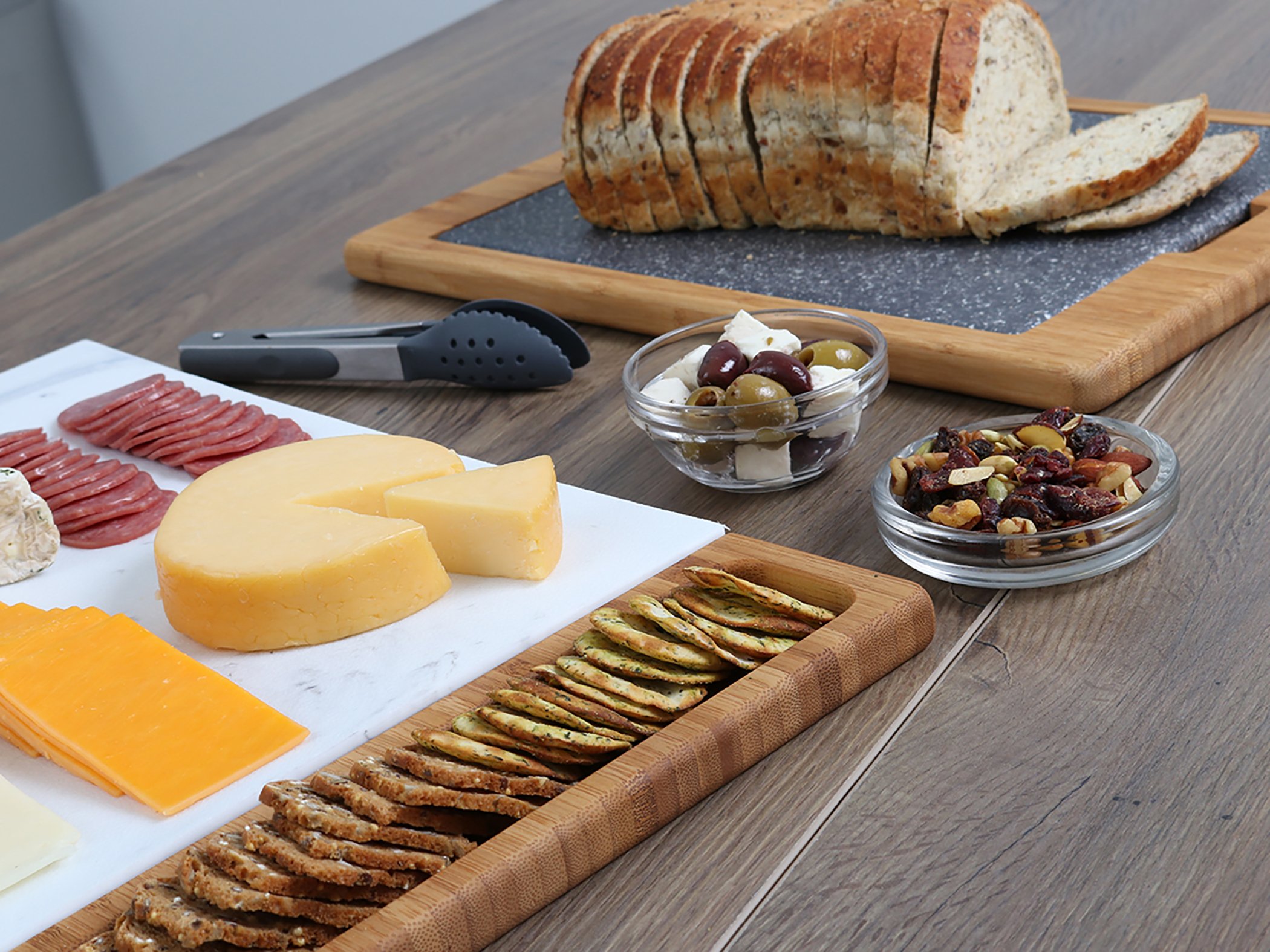 Snapklik.com : Dexas MIXX PolyMarble Inlay Cutting Board