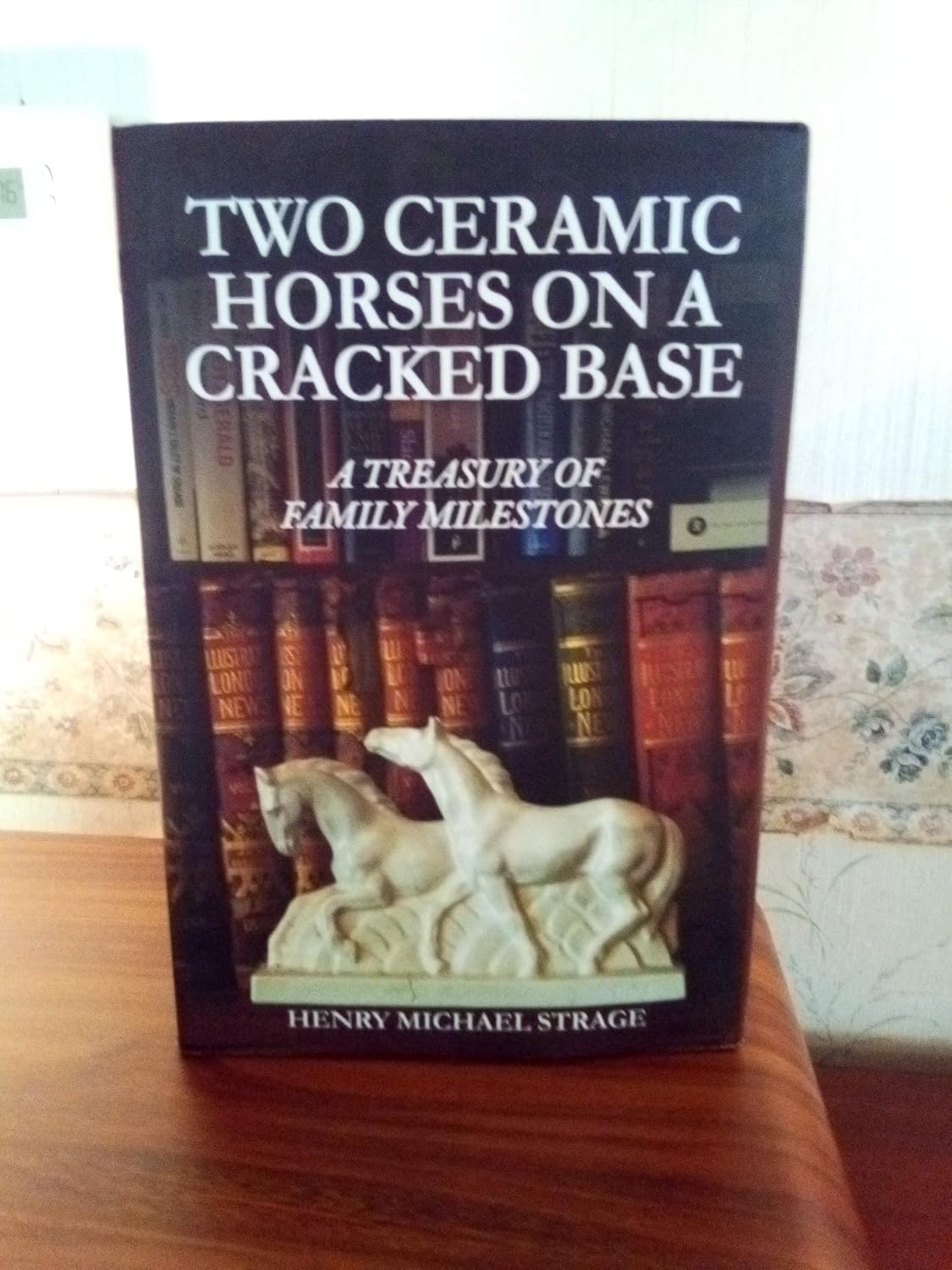 Two Ceramic Horses on a Cracked Base: Henry Michael Strage ...