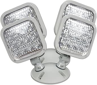 Remote LED Head Outdoor Weatherproof Lamp - Double Square Head Lamp ...