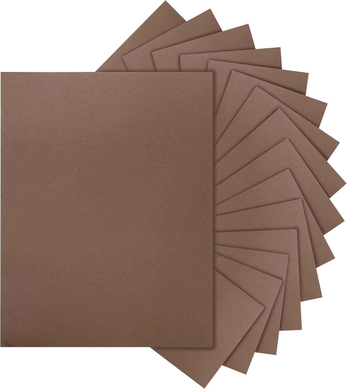 Amazon.com : Silunkia 100 Sheets Coffee Color Cardstock 8.5 x 11 ...