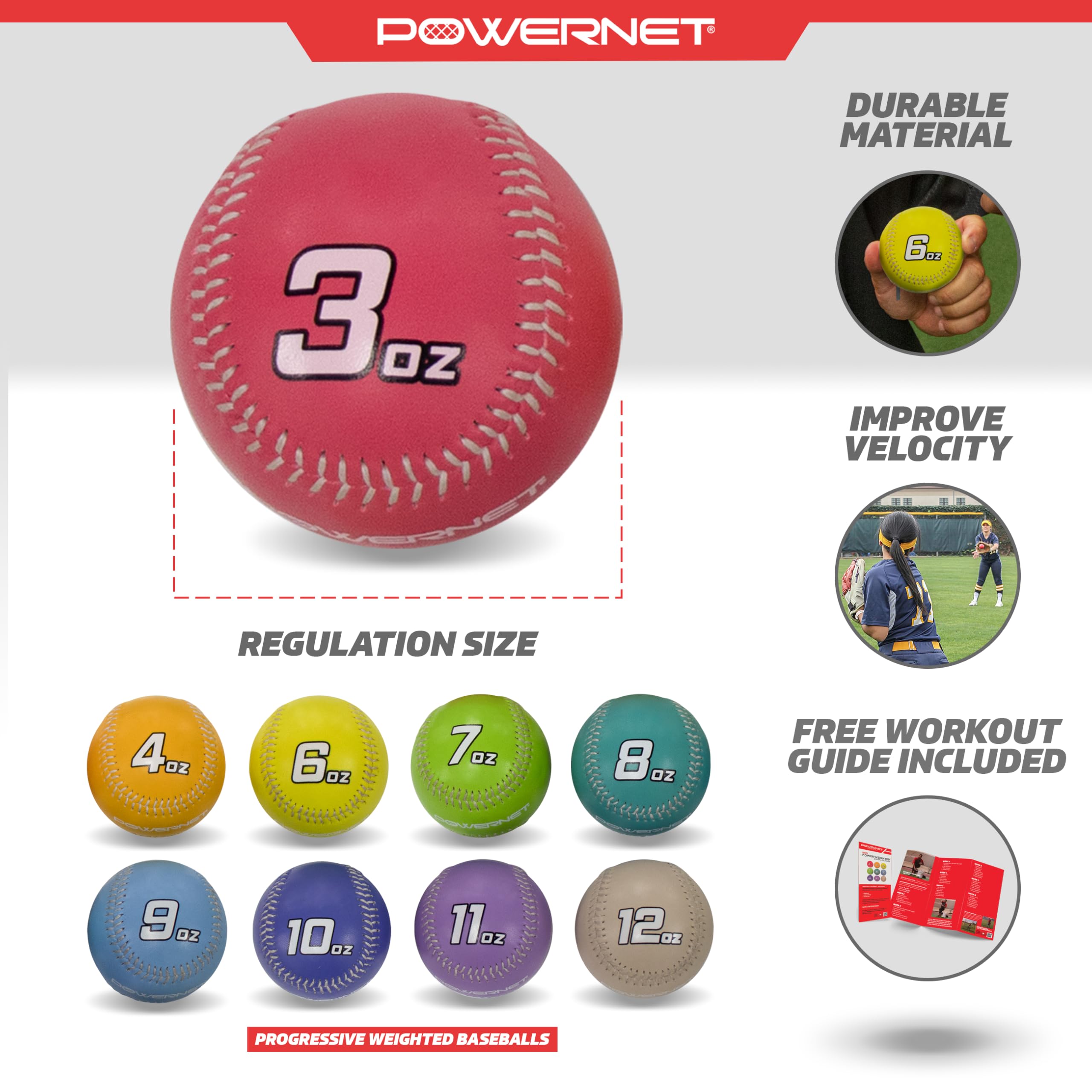 Snapklik.com : Weighted Baseballs, Outdoor Baseball Training Equipment ...