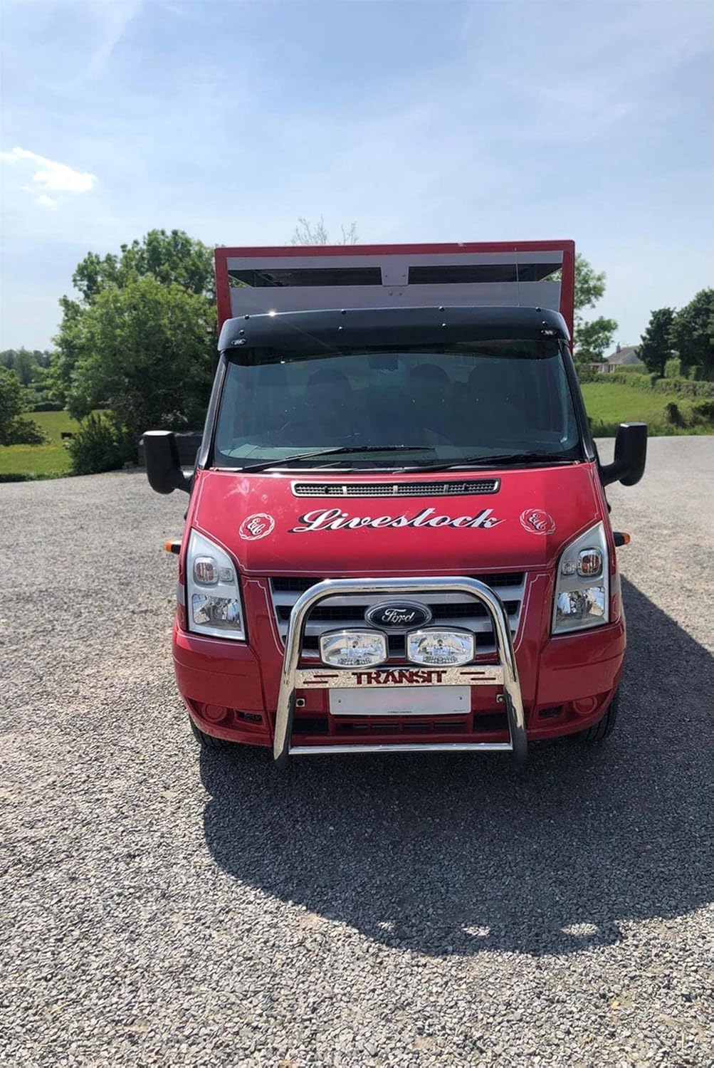 BRA3115 Van Bull Bars Light A Bar Bullbar Stainless Steel Chrome Silver ...