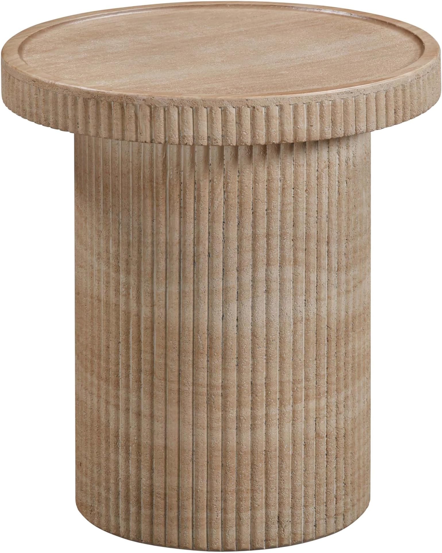 Amazon.com: Tov Furniture Cynthia Travertine Concrete Indoor/Outdoor 54 ...