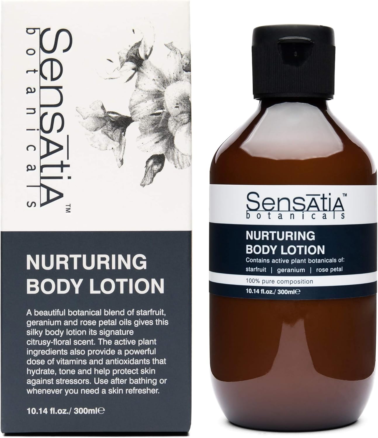 Amazon.co.jp: Sensatia Botanical Series Body Lotion, Natural Ring, 10.1 ...