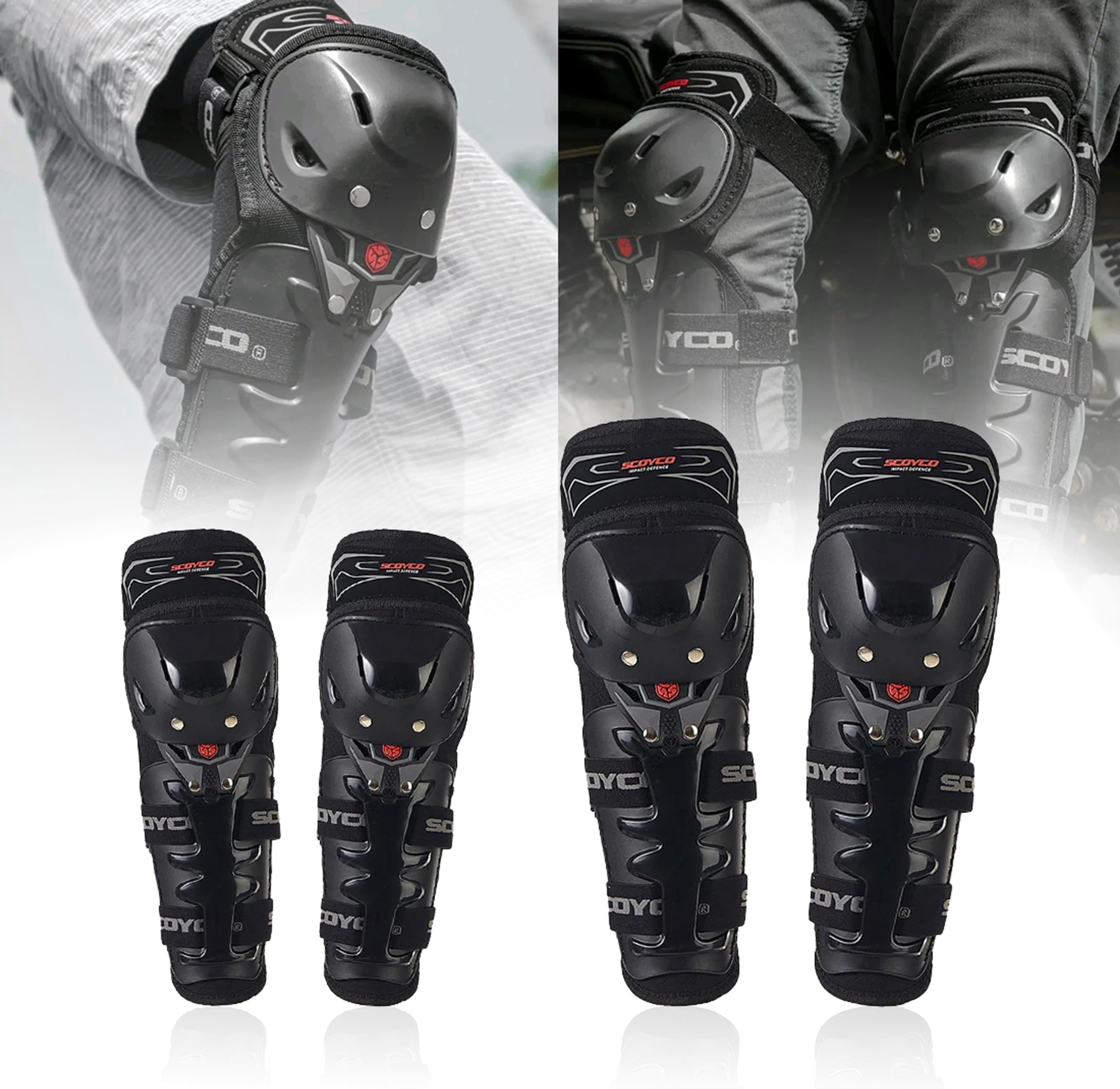 OBEROI'S TRADERS Bike Knee & Elbow Guards | Breathable & Adjustable ...