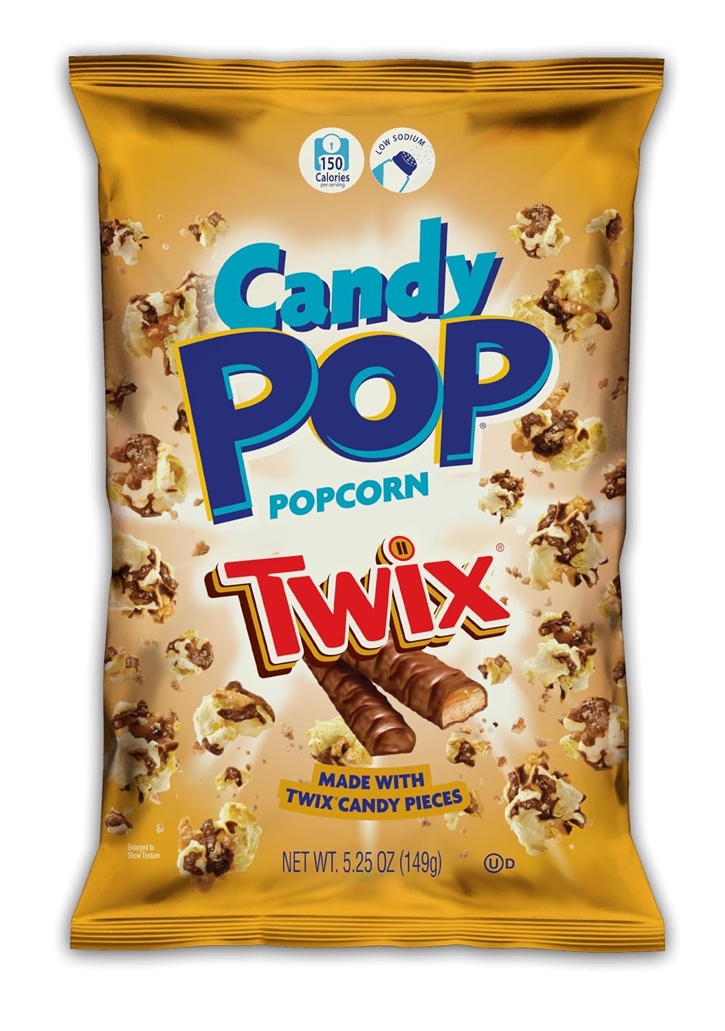 Amazon.com: CANDY POP TWIX Candy Coated Popcorn, (5.25oz bags, 6-Pack)
