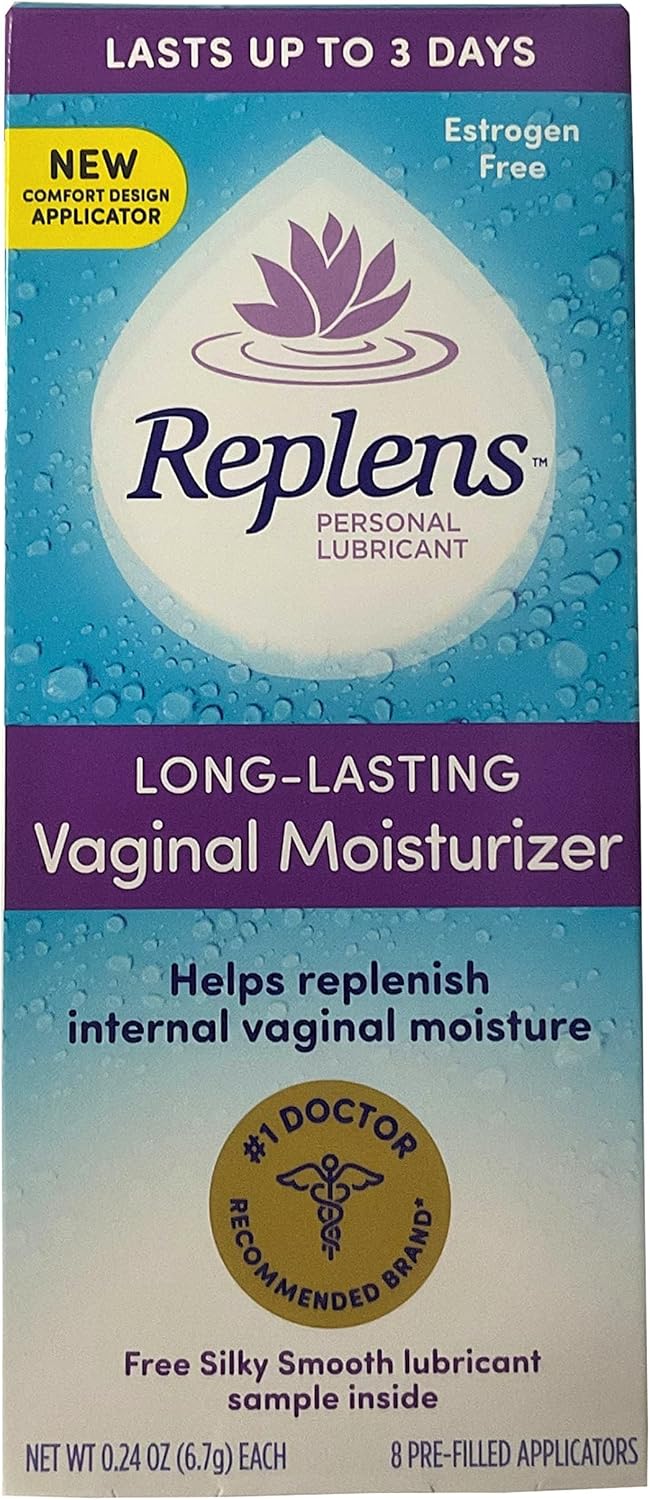 Replens Long-Lasting Vaginal Moisturizer -8 Count (Pack of 3) : Amazon ...