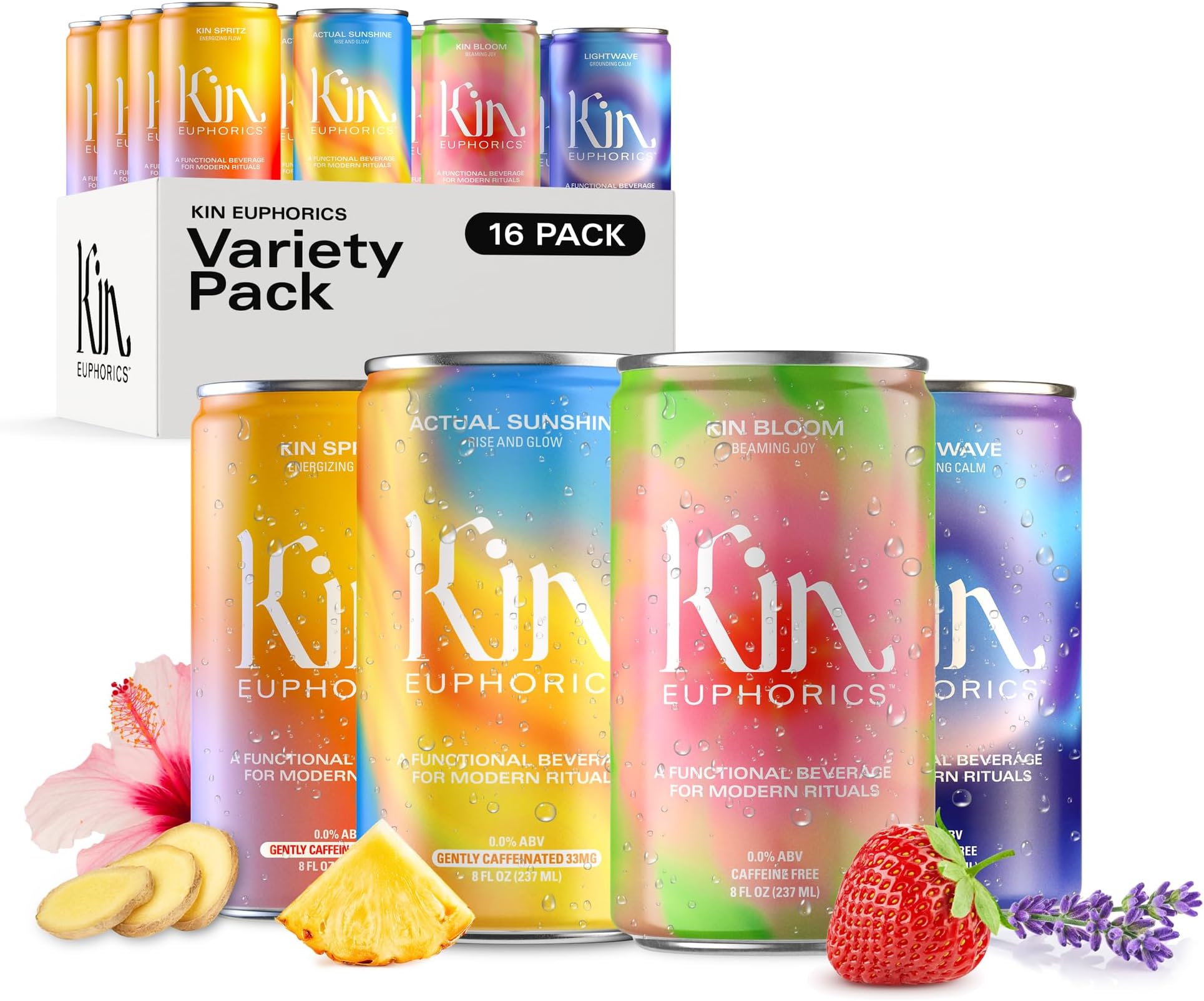 Amazon.com : Kin Variety 16 Pack with 4 Spritz, 4 Lightwave, 4 Bloom ...
