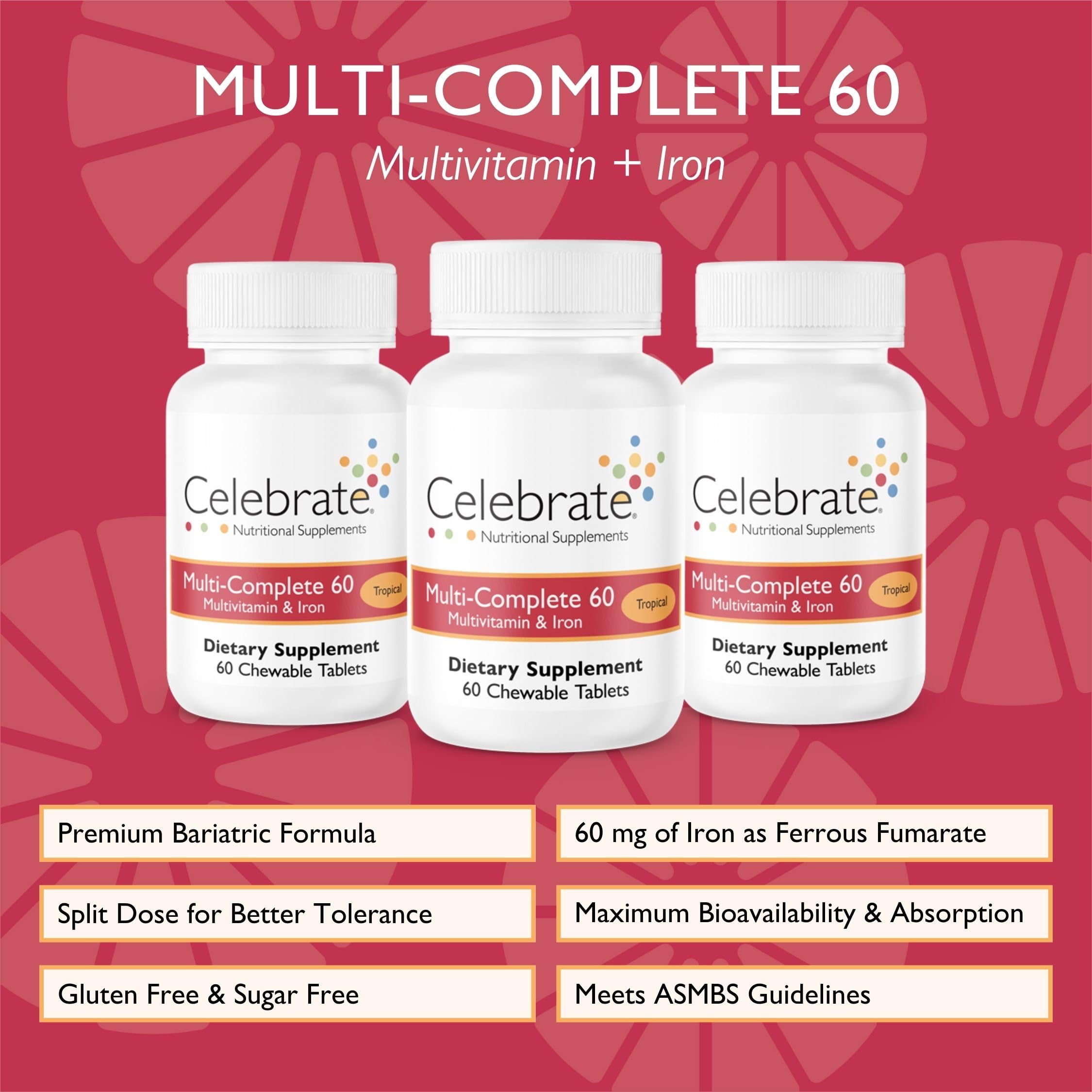Snapklik.com : Celebrate Vitamins Multi-Complete Chewables, 60mg Iron ...