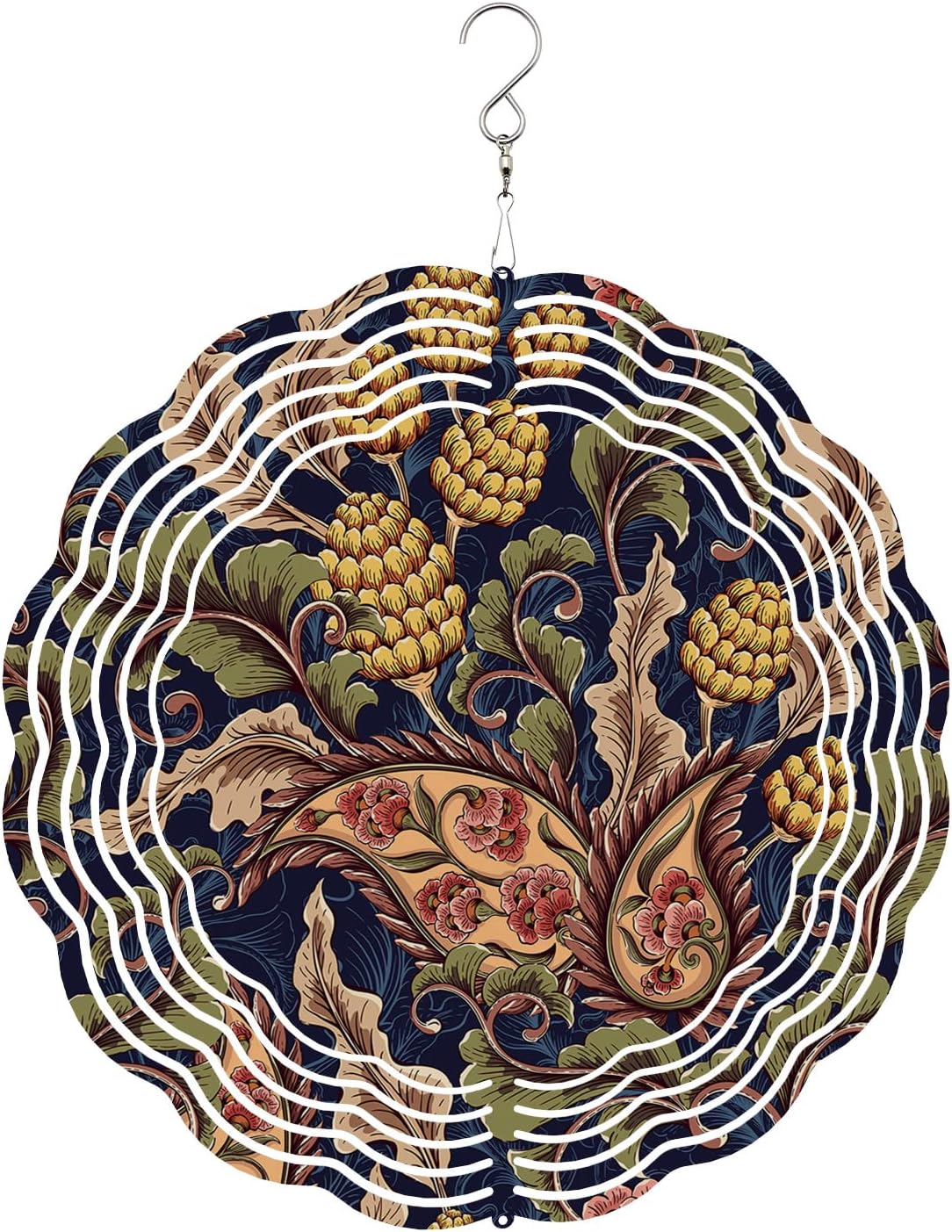 Amazon.com: 9.8 Inch Garden Decor Wind Spinners - Waterproof Stainless ...