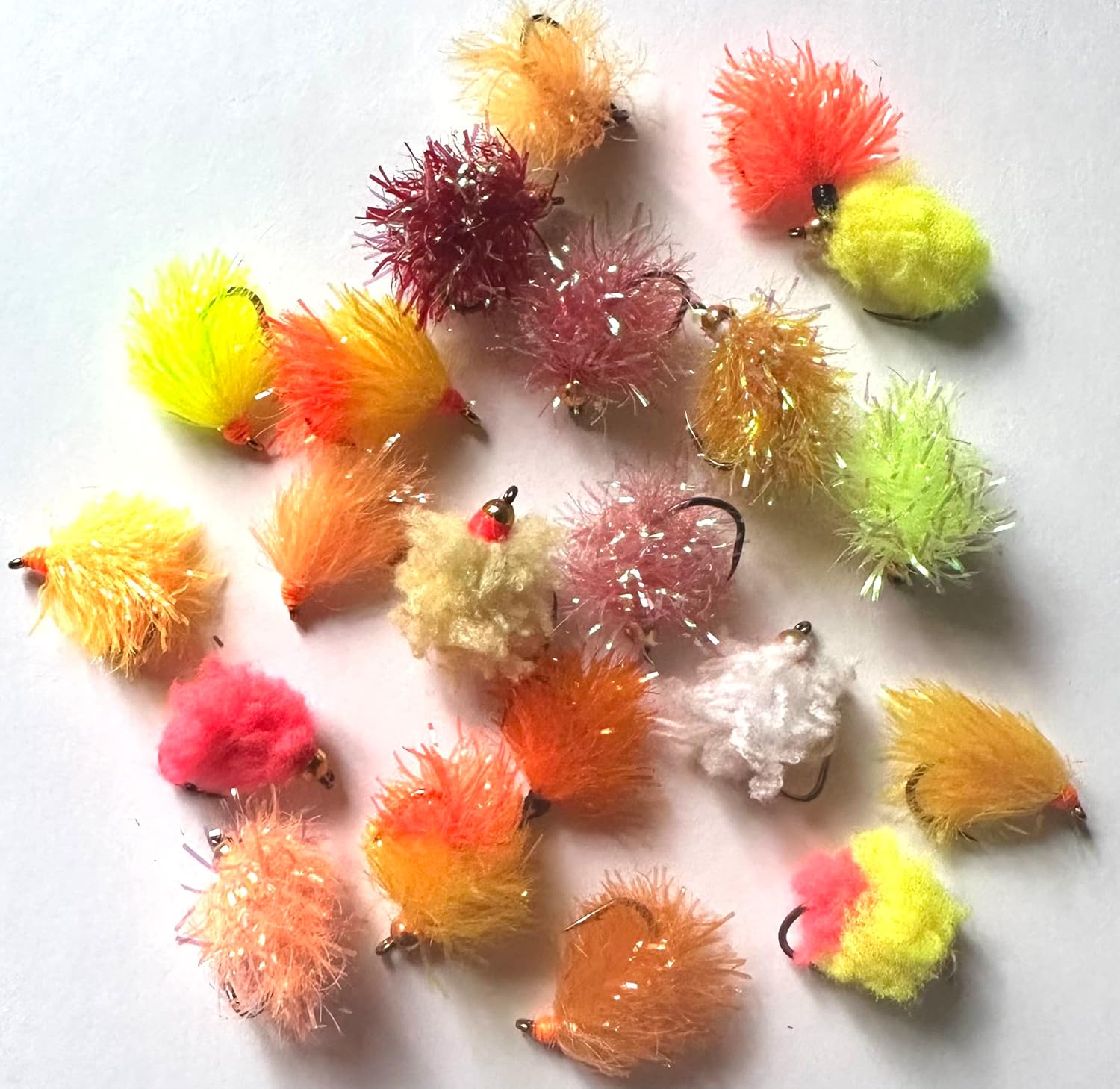 Flies4U Blobs trout fly fishing flies by NE Tackle x 20 assorted mixed ...