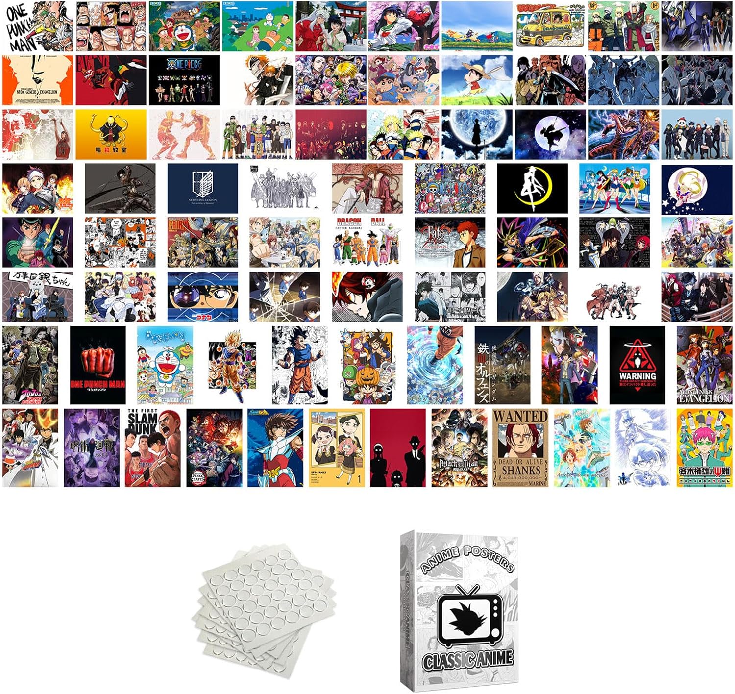 Amazon.com: VivaArt 80 Pcs Anime Wall Collage Set,5x7 Posters Prints ...