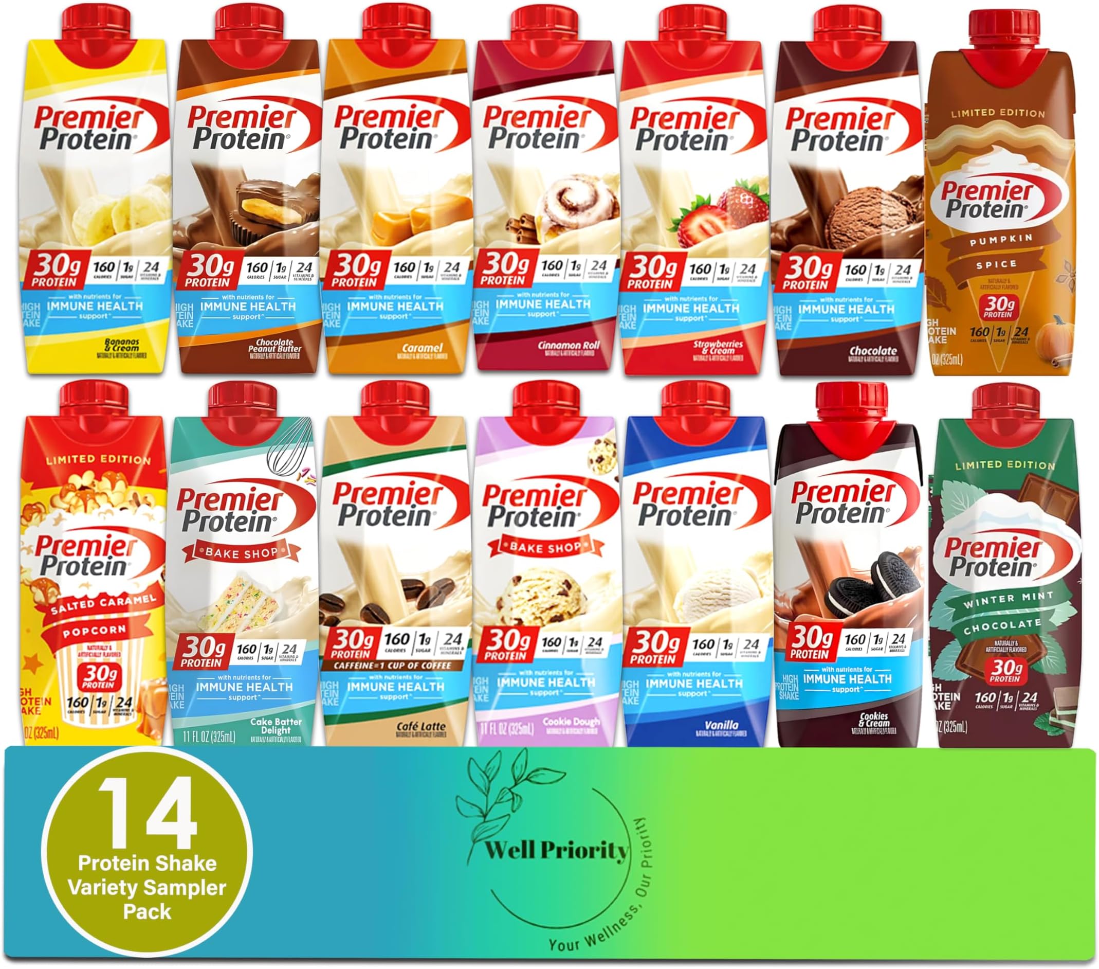 Amazon.com: Protein Shakes | Premier Multi Pack of Cinnamon Roll ...