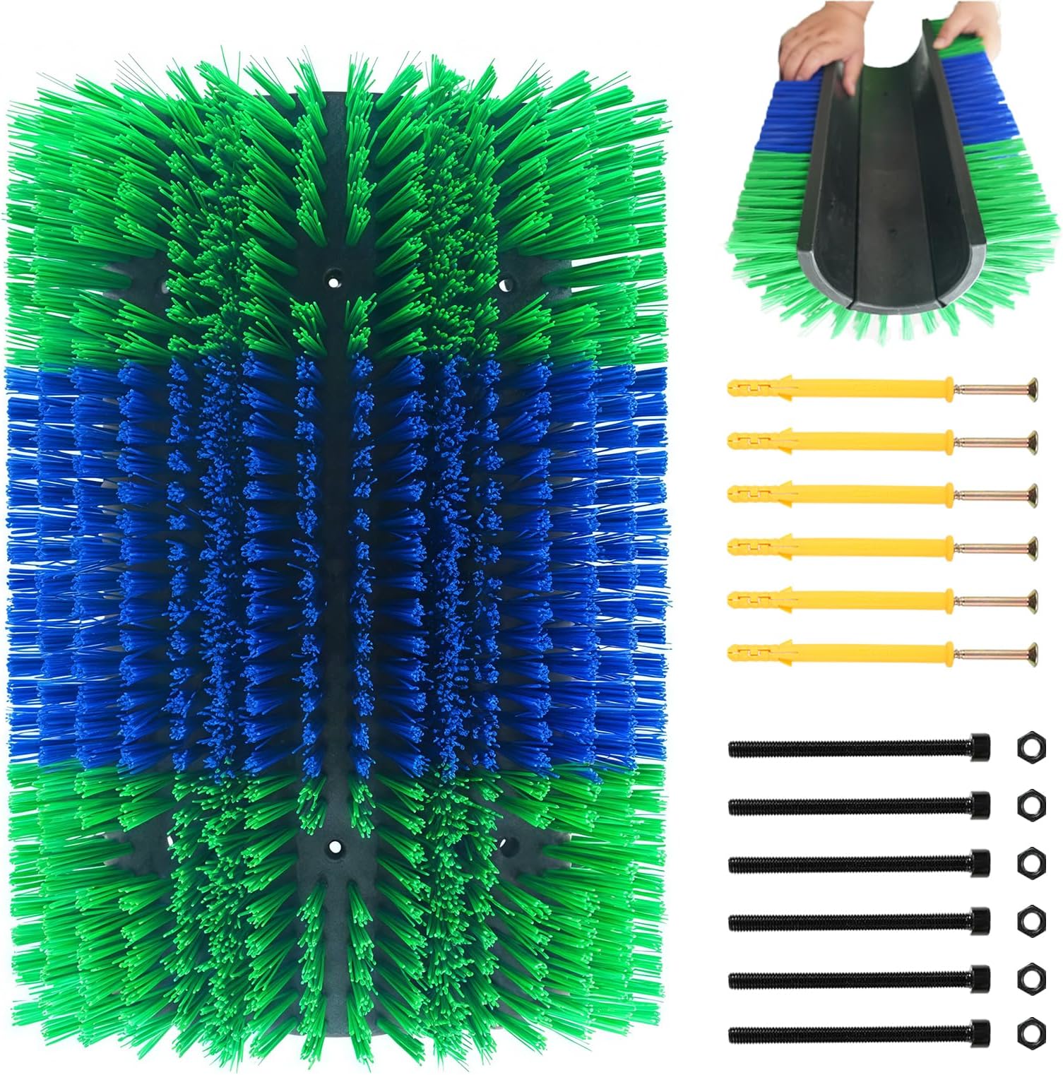 Amazon.com: LAIAMER 4 Pcs Livestock Scratch Brushes, Horse & Cow ...