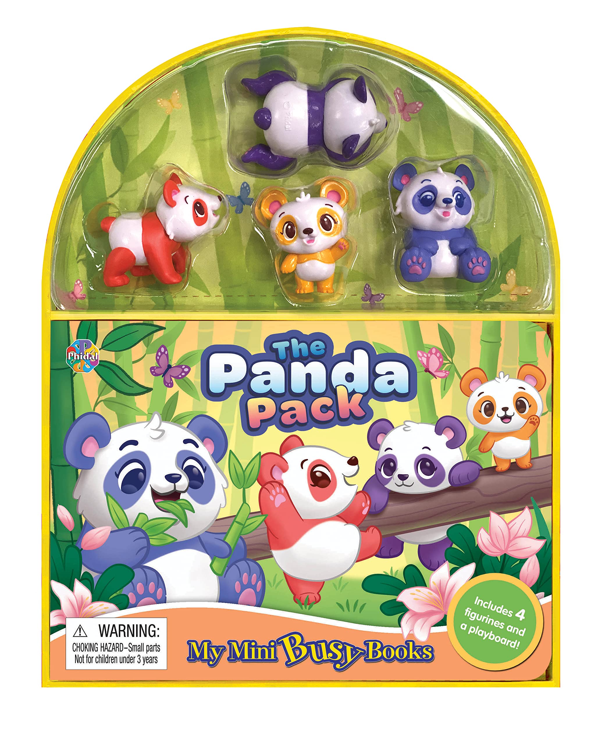 Phidal Playful Pandas My Mini Busy Books - Activity Books for kids, 10 ...