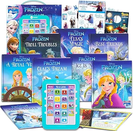 Amazon.com: Disney Frozen Me Reader Electronic Reader 8 Book Bundle - 8 ...
