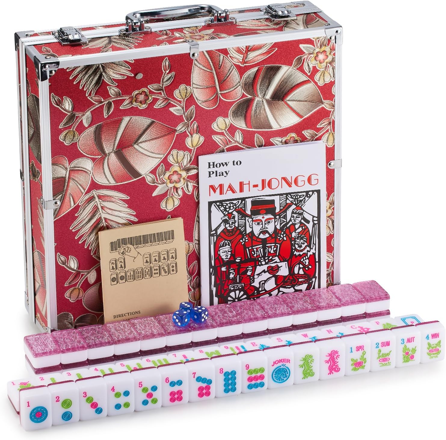 Amazon.com: YANMEIYA American Mahjong Set Large 174 Acrylic Mahjong Set ...