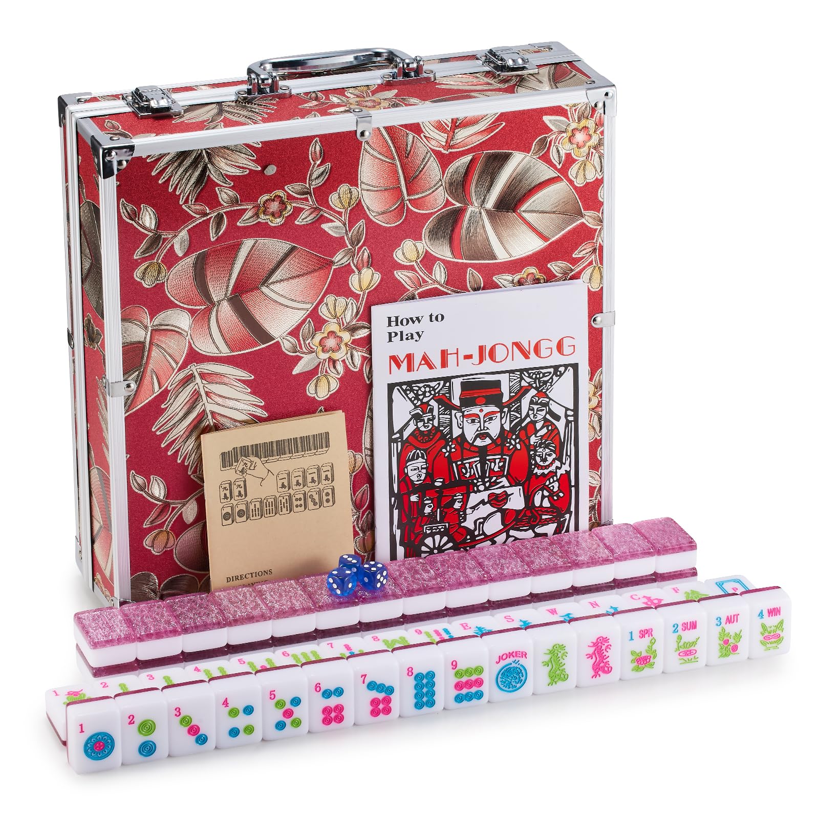 Amazon.com: YANMEIYA American Mahjong Set Large 174 Acrylic Mahjong Set ...