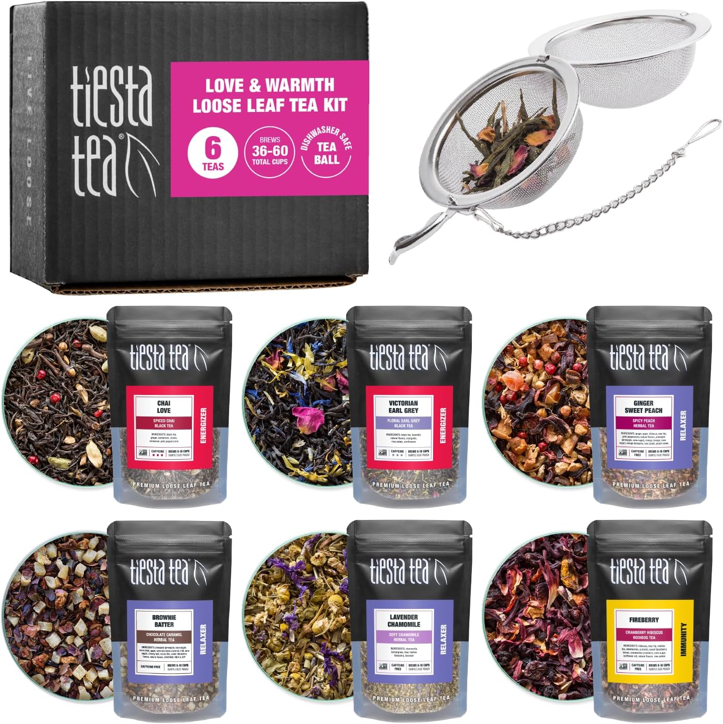 Amazon.com: Tiesta Tea - Fruity Paradise | Loose Leaf | Strawberry ...