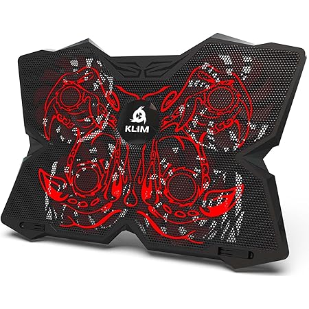 KLIM Mistral Laptop Cooling Pad | Powerful Turbo-Fan (4500 RPM) Laptop ...
