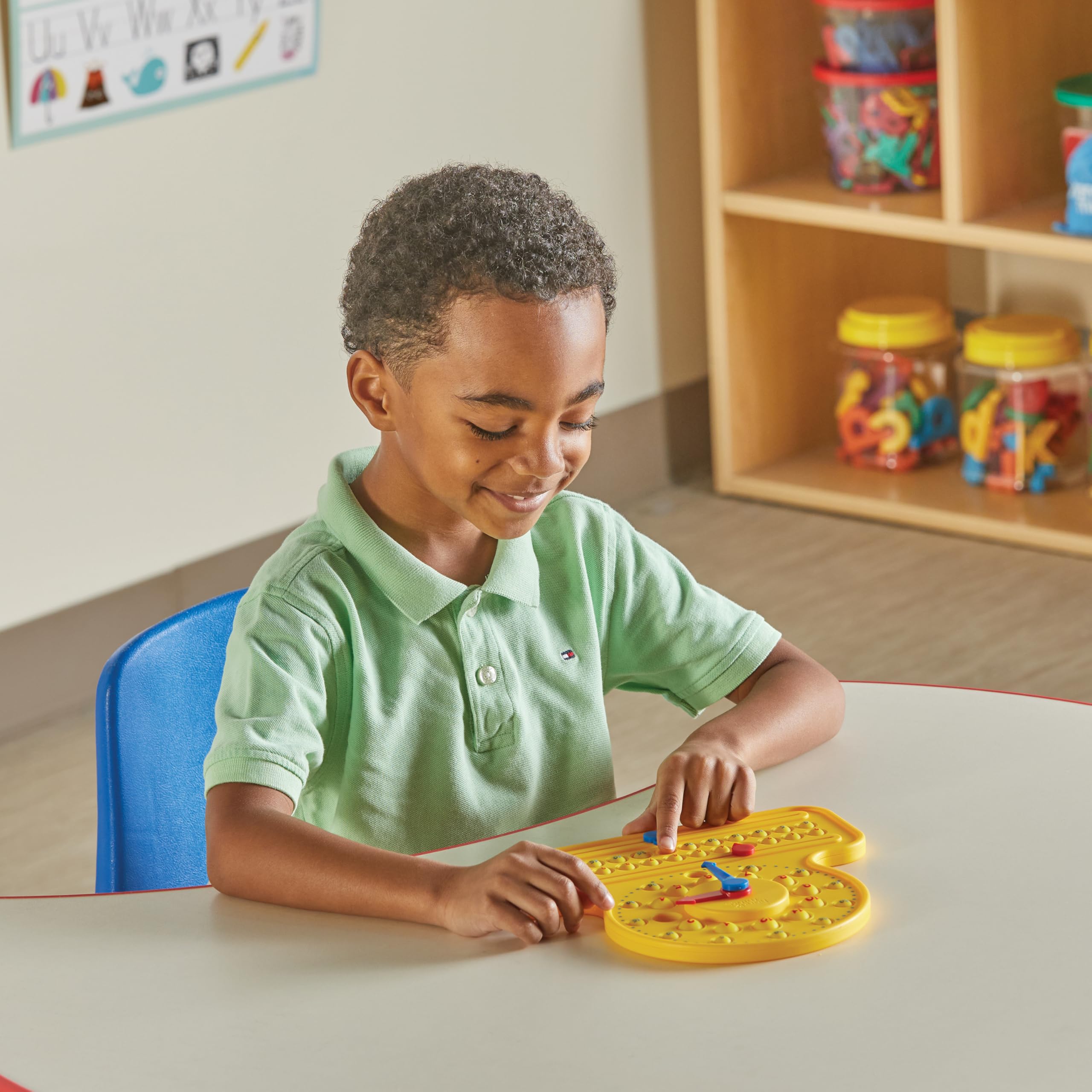 Snapklik.com : Hand2mind NumberLine Clock Sensory Bubble Popper, Push ...