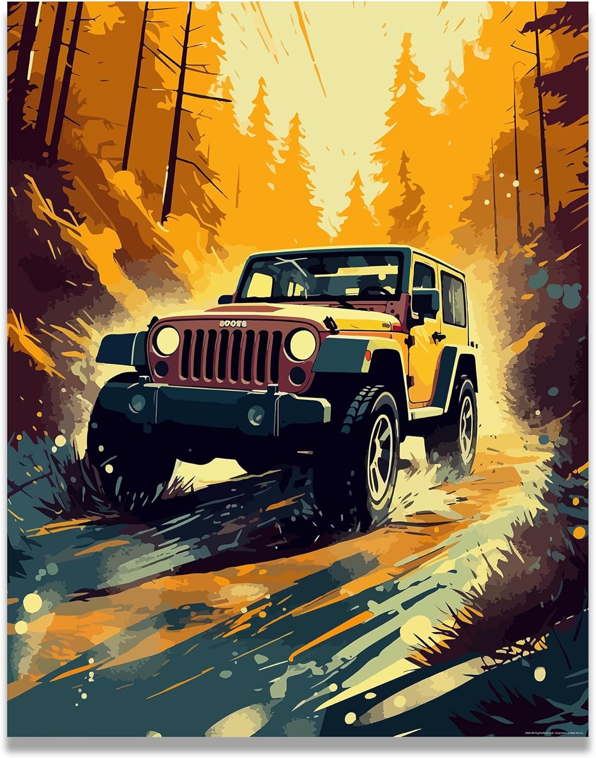 Amazon.com: Inspirational Wall Art Co. - Quicksilver | 2021 Jeep ...