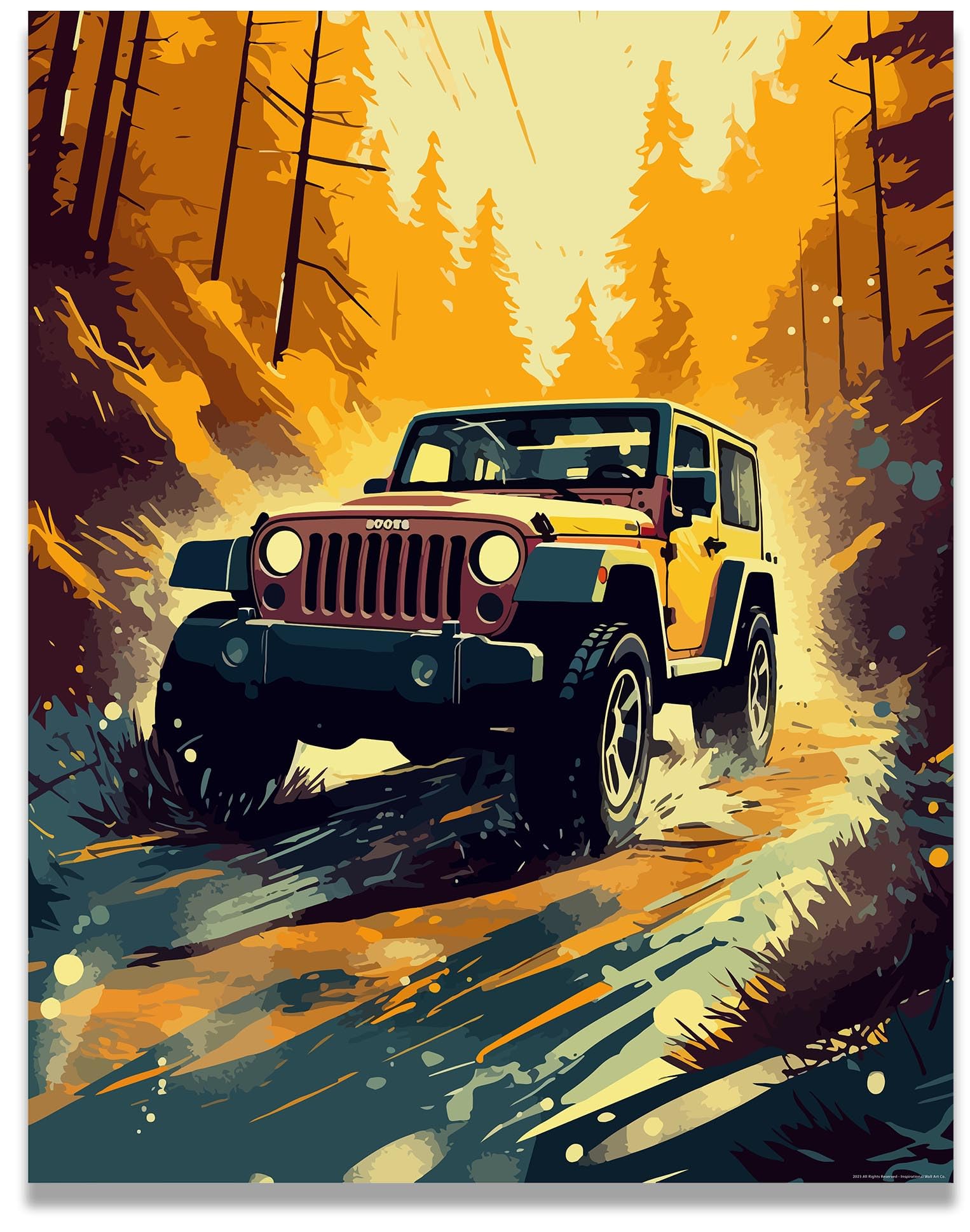 Amazon.com: Inspirational Wall Art Co. - Quicksilver | 2021 Jeep ...