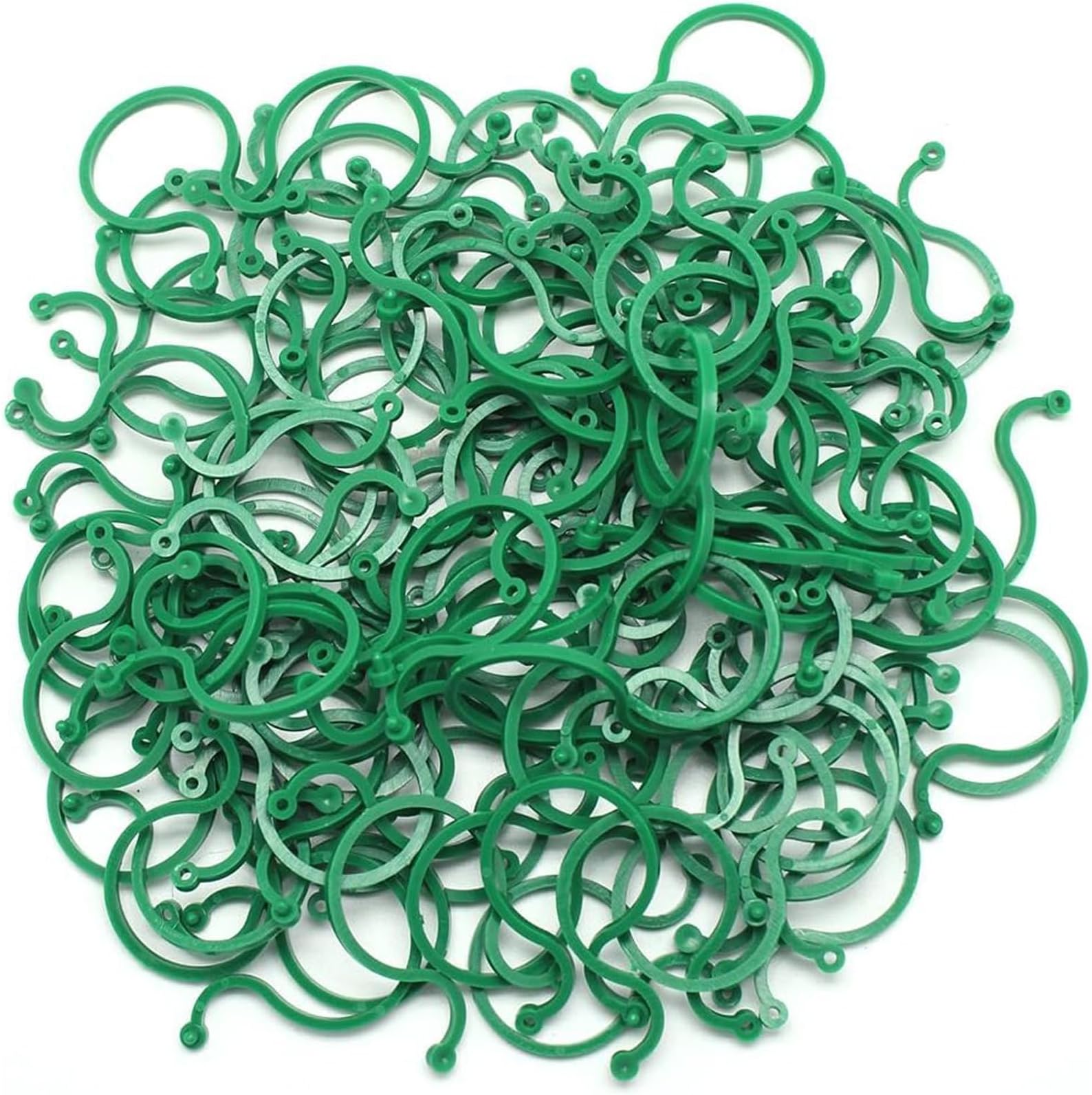 Amazon.com : KAMILLEE Plant Support Clips, 100pcs Plastic Garden Plant ...
