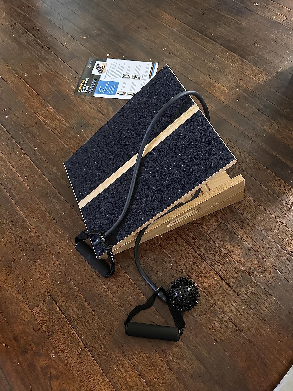 Amazon.com: Wooden Adjustable Slant Board for Calf Stretching ...